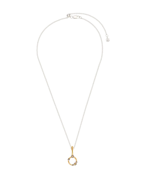 FABLE ENGLAND Larkspur Magnifying Glass Necklace
