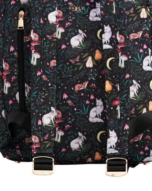 FABLE ENGLAND Flora Niva Print Backpack