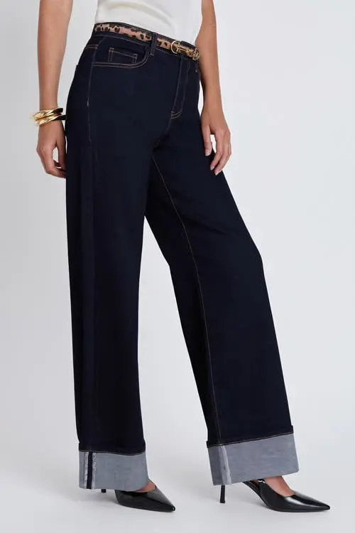 THE NOLI SHOP Claire Palazzo Cuff Jean