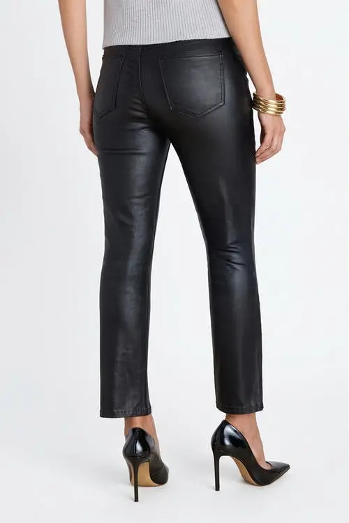 THE NOLI SHOP Elaine Coated Skinny Jeans