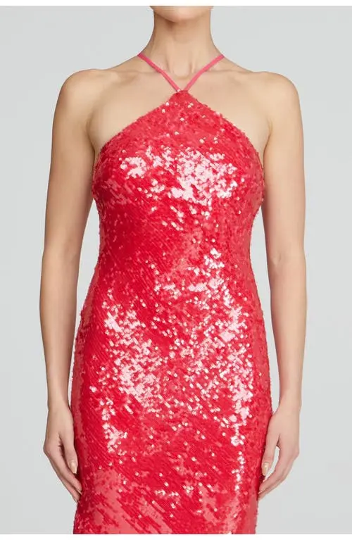 Halston Regine Sequins Gown