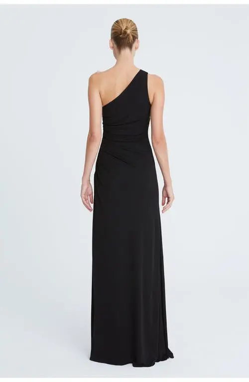Halston Amira Jersey Gown With Crystals