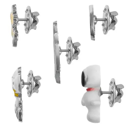 PEANUTS Woodstock And Snoopy Enamel Pin Set 5-piece Official License