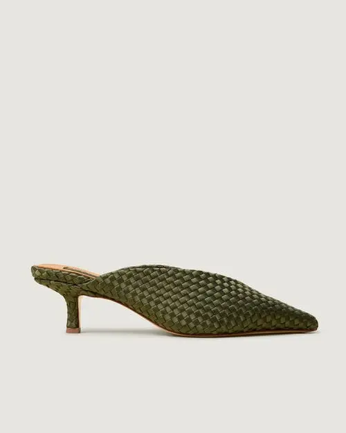 NAGHEDI Strada Kitten Heel Satin