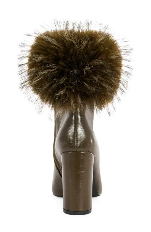 AZALEA WANG Borough Faux Fur Bootie