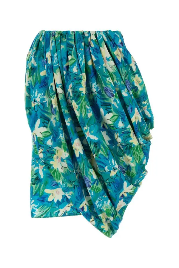 Chloé Printed Poplin Skirt - Multicolor