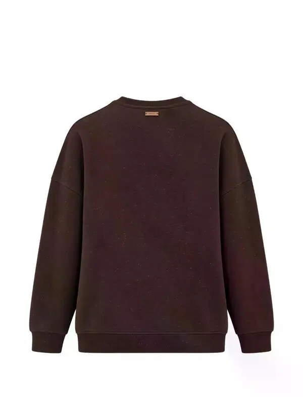 SESSUN Flecked Drop-shoulder Sweater