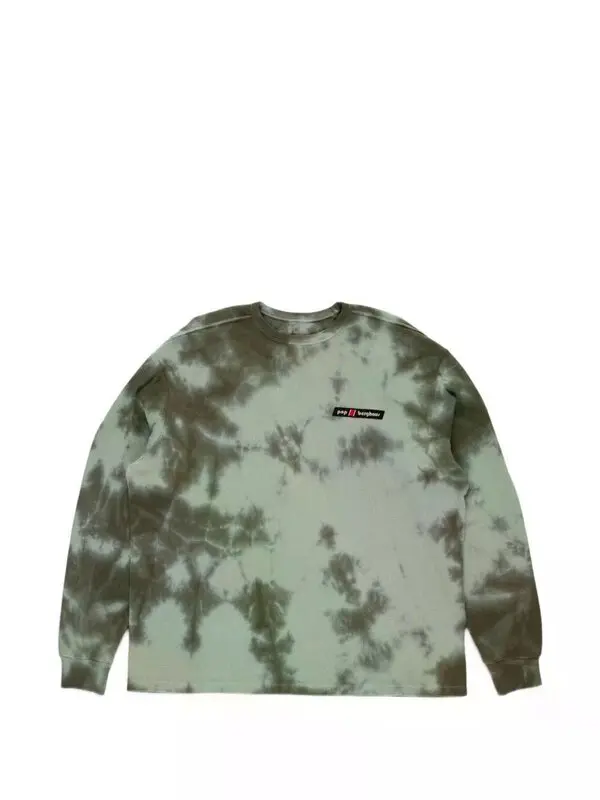 POP TRADING COMPANY Tie-dye Waffle-knit T-shirt