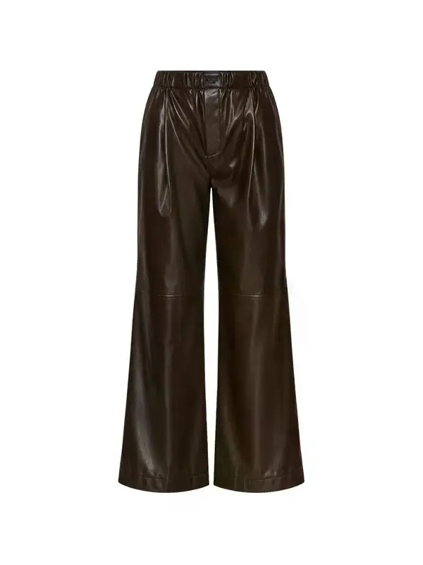 ISABELLE BLANCHE Elasticated Logo-patch Trousers