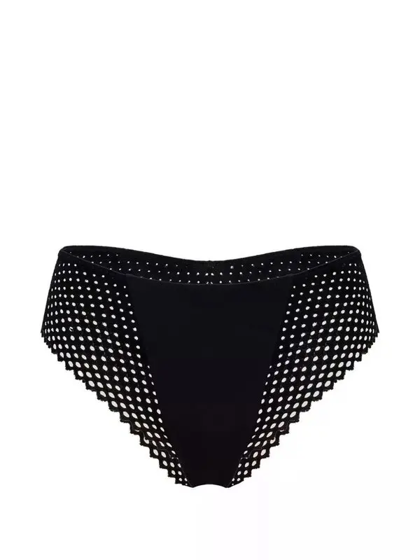 Wolford Romantic Net Briefs - Black