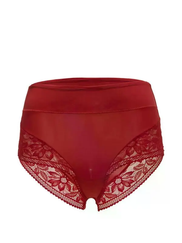 Wolford Lace-trim High-waisted Briefs