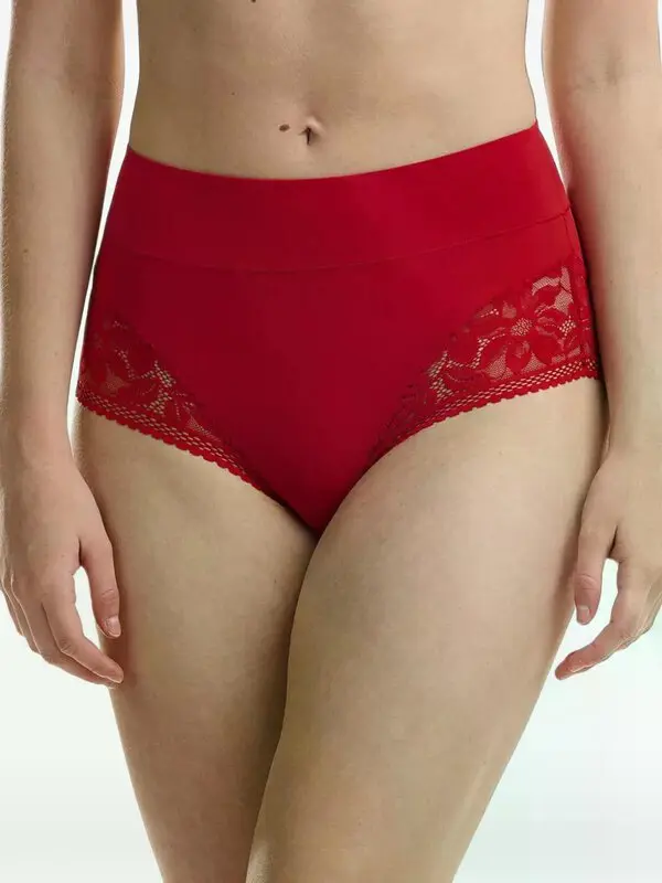 Wolford Lace-trim High-waisted Briefs