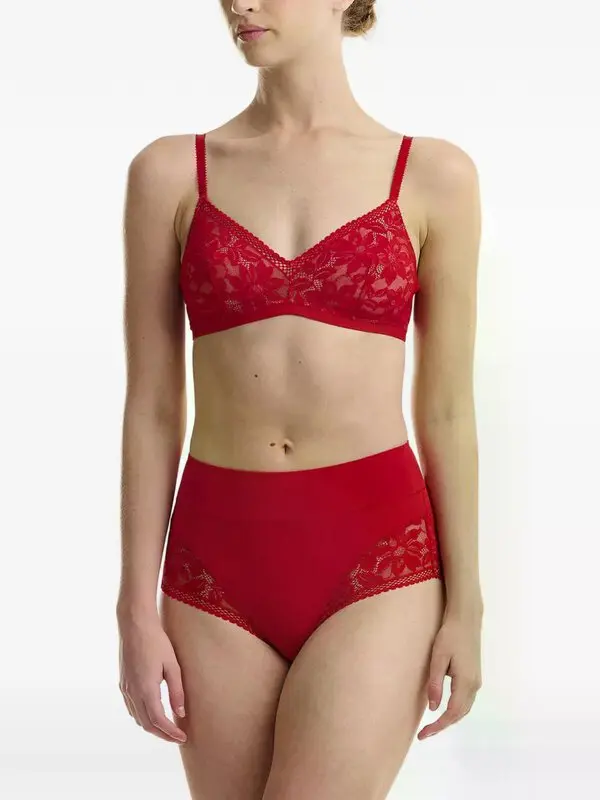 Wolford Lace-trim High-waisted Briefs