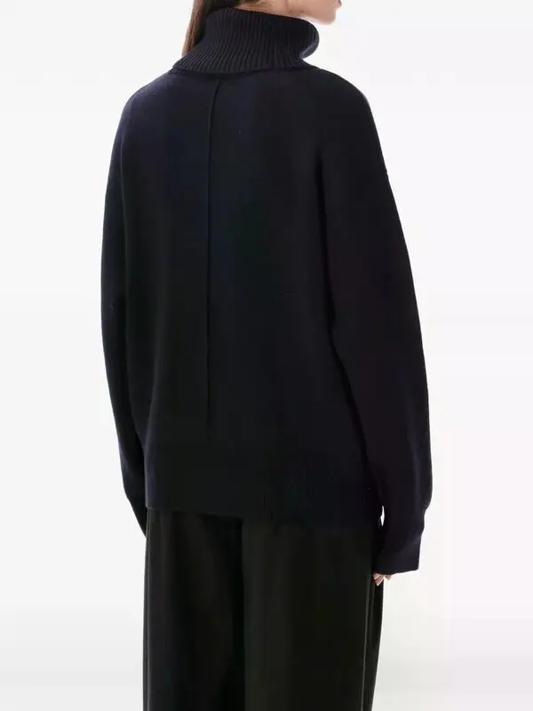 RHEA Roll-neck Drop-shoulder Sweater