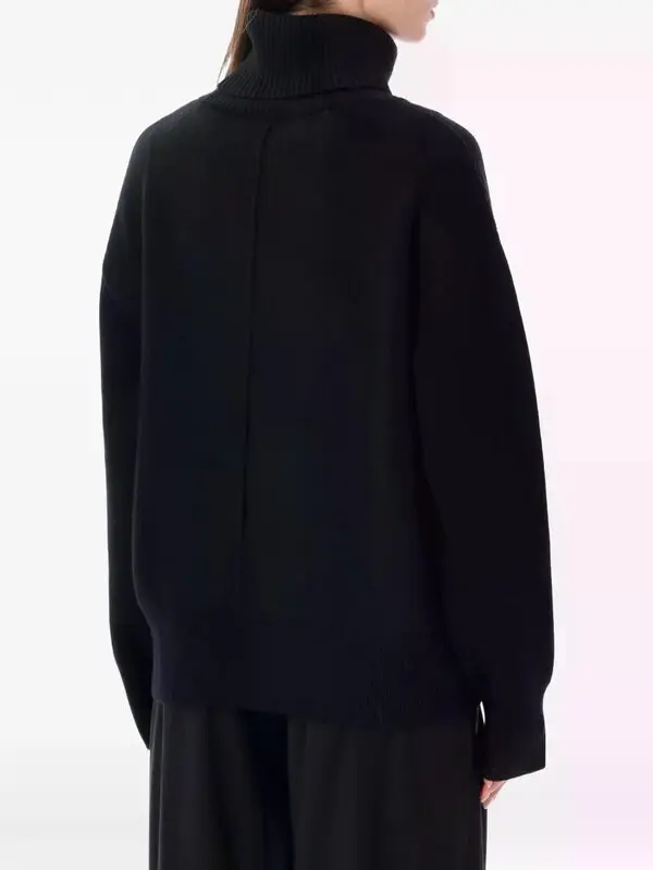 RHEA Roll-neck Drop-shoulder Sweater