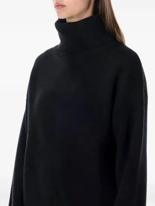 RHEA Roll-neck Drop-shoulder Sweater