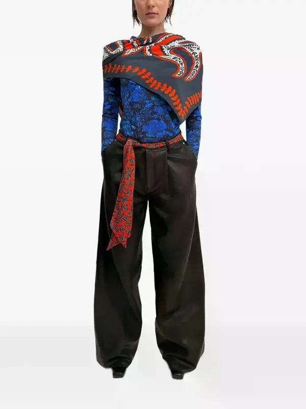 Rodebjer Four Swallow Silk Scarf