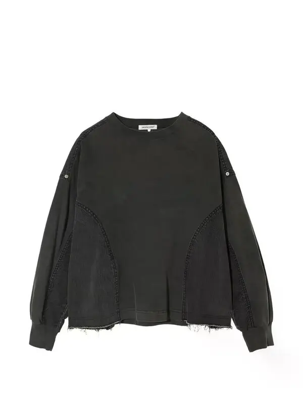 Undercover Frayed Panelled Sweatshirt