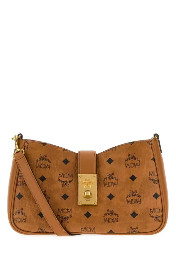 Mcm Printed Canvas Tracy Crossbody Bag