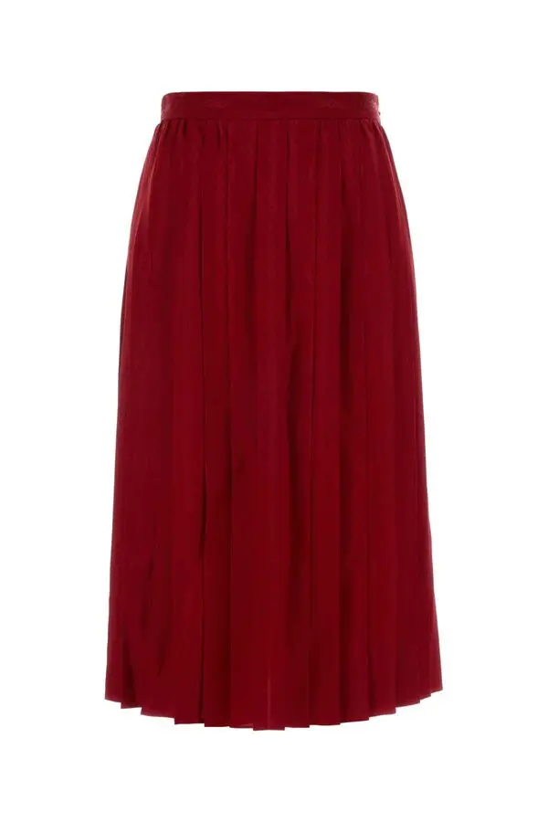 Gucci Twill Skirt - Red