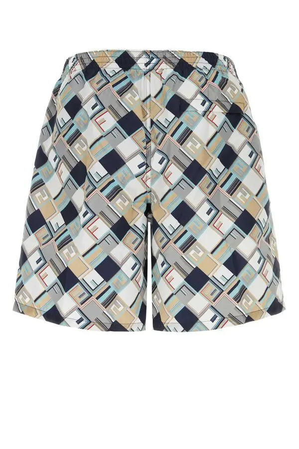 Fendi Printed Polyester Swimming Shorts