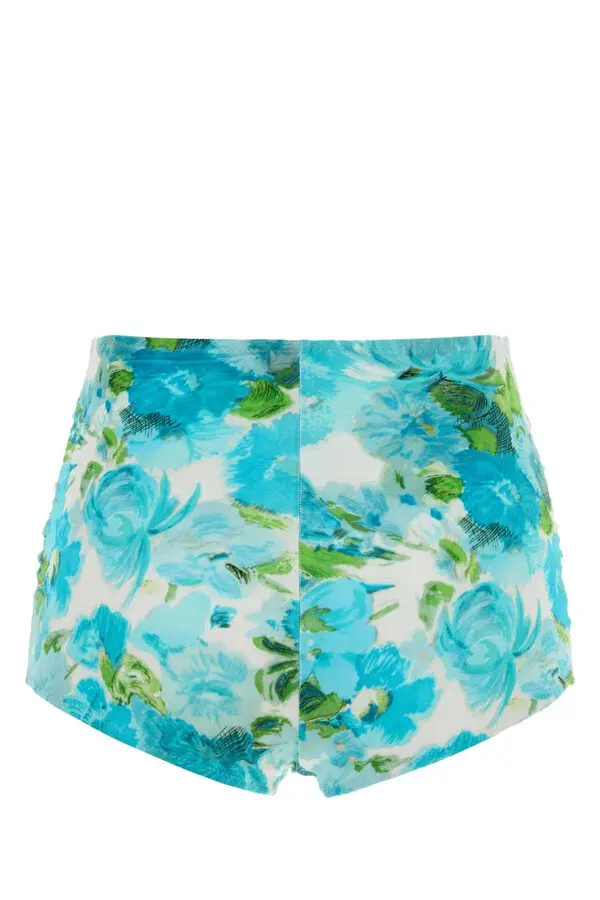Chloé Printed Stretch Nylon Bikini Bottom - Multicolor