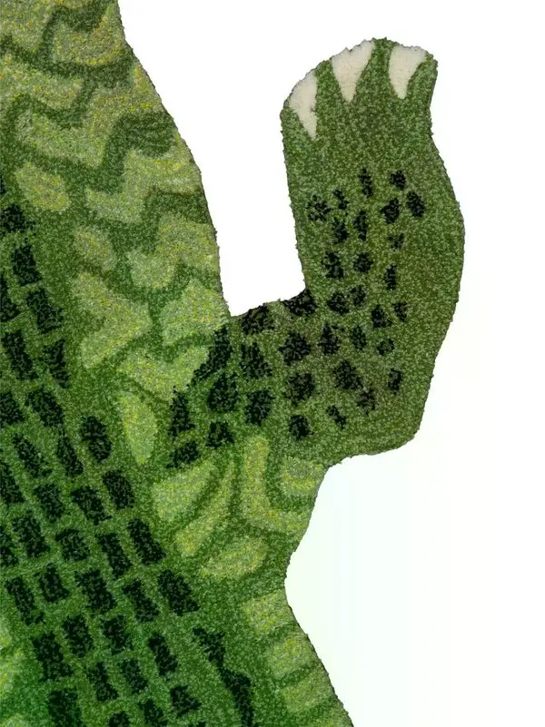 DOING GOODS Tapis Amis Crocodile Rug