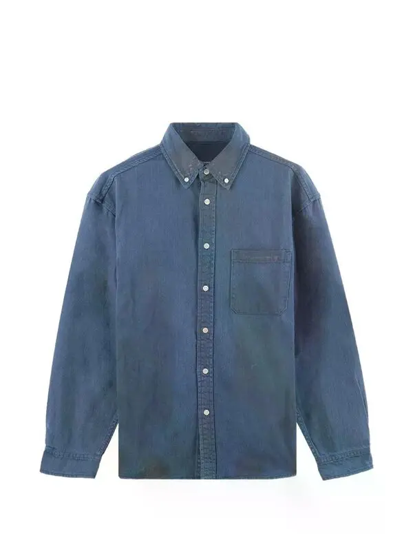 THISISNEVERTHAT Logo-embroidered Button-down Shirt