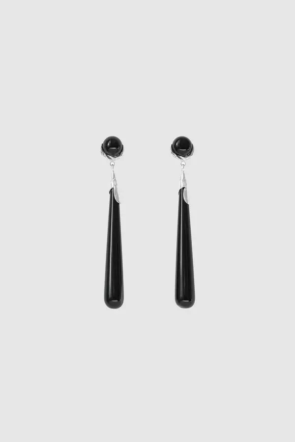 CORALI Simblème Grande Earrings By - Onyx