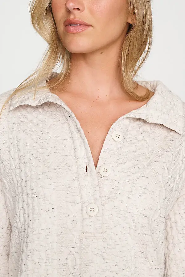 Sanctuary Halley Cable-knit Sweater