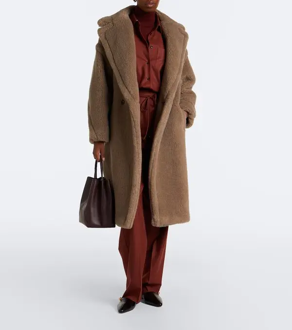 Max Mara Teddy Bear Icon Cashmere And Silk Coat