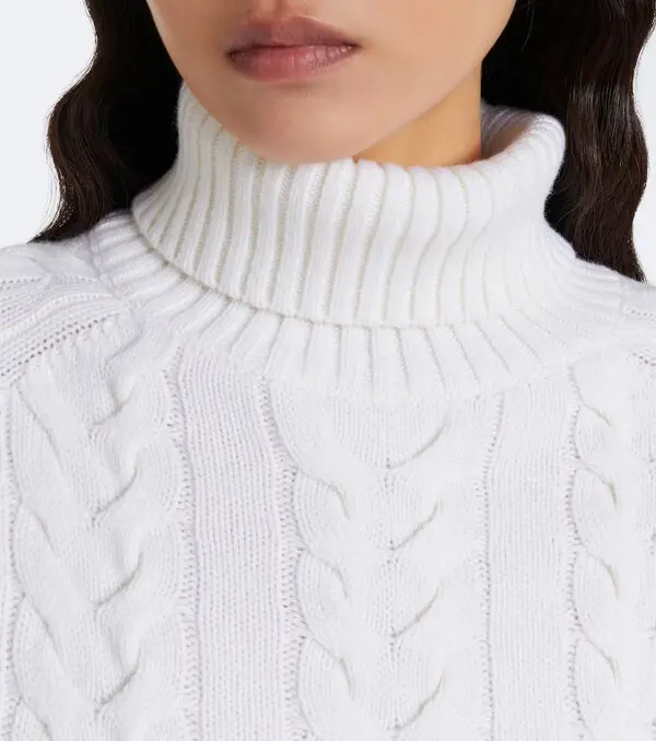 Fusalp Elwena Cable-knit Wool And Cashmere Sweater