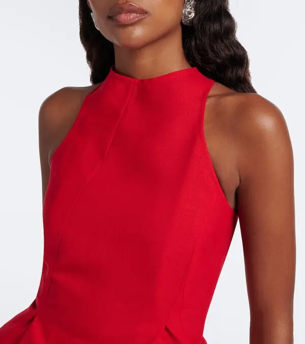 Magda Butrym Asymmetric Virgin Wool Top