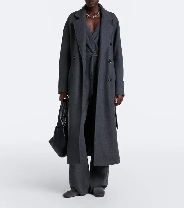 Max Mara Draped Cashmere Bodysuit - Grey
