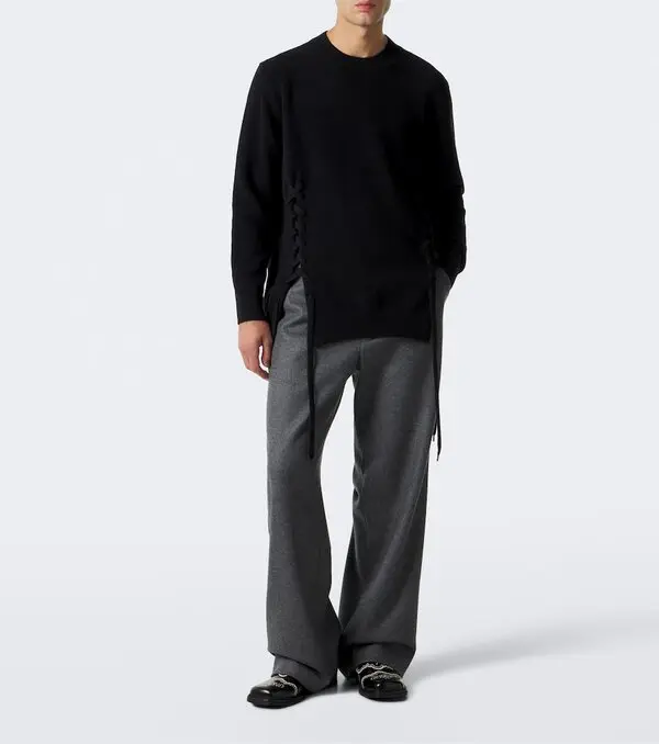 Simone Rocha Braided Wool-blend Sweater