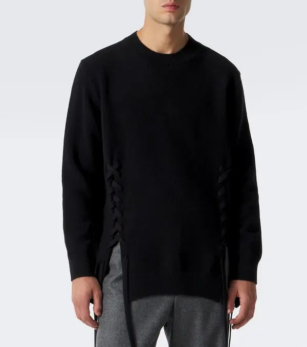 Simone Rocha Braided Wool-blend Sweater