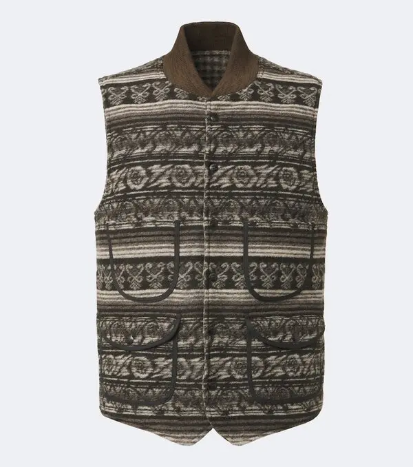 Ralph Lauren Reversible Jacquard Vest - Multicoloured