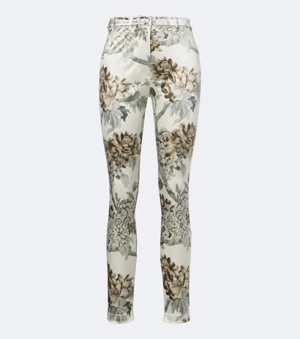 Acne Studios Floral Jersey Skinny Pants