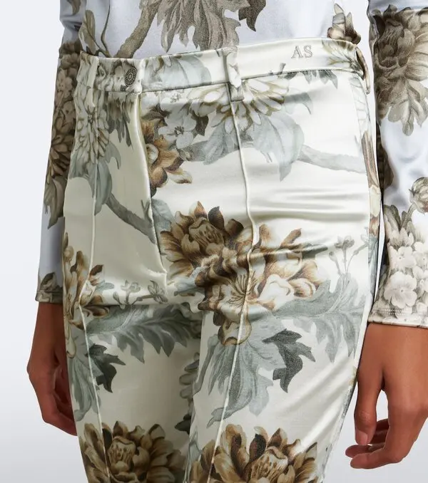 Acne Studios Floral Jersey Skinny Pants
