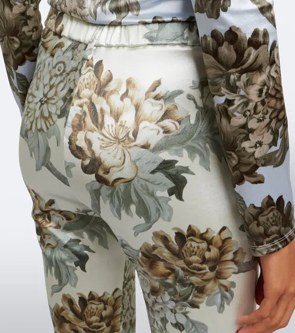 Acne Studios Floral Jersey Skinny Pants