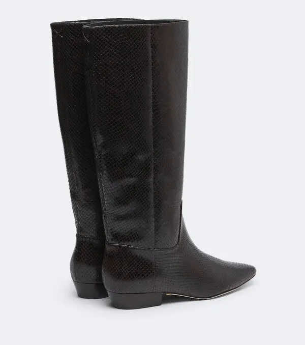 Veronica Beard Gabrielle Leather Knee-high Boots