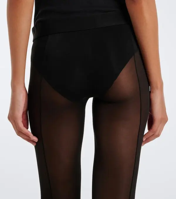 Magda Butrym Sheer Capri Pants And Briefs Set