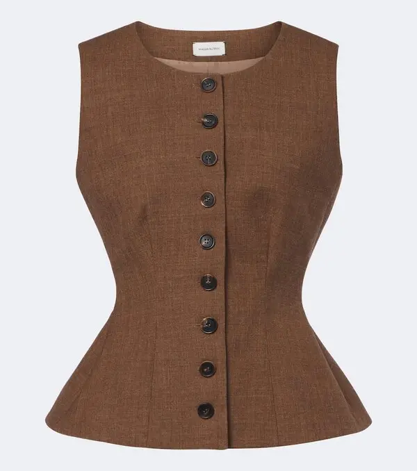 Magda Butrym Virgin Wool Vest