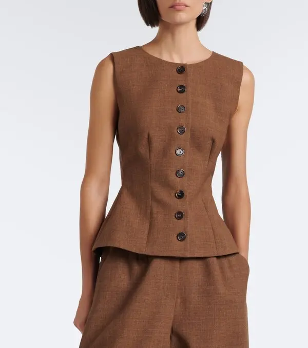 Magda Butrym Virgin Wool Vest