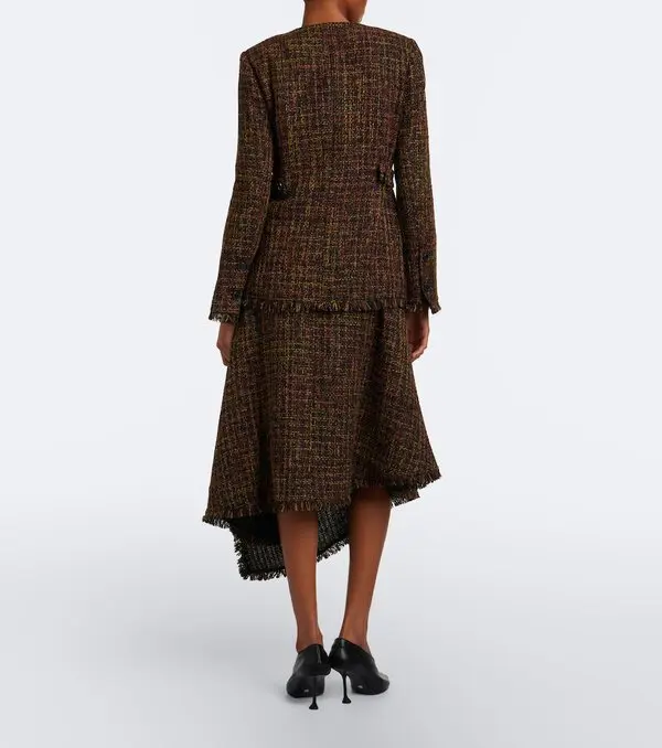 Proenza Schouler White Label Layne Bouclé Midi Skirt