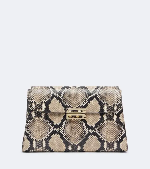 Victoria Beckham Dorian Trapeze Leather Shoulder Bag - Brown