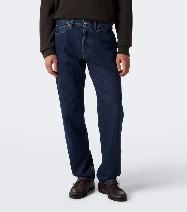 Thom Sweeney Mid-rise Slim Jeans
