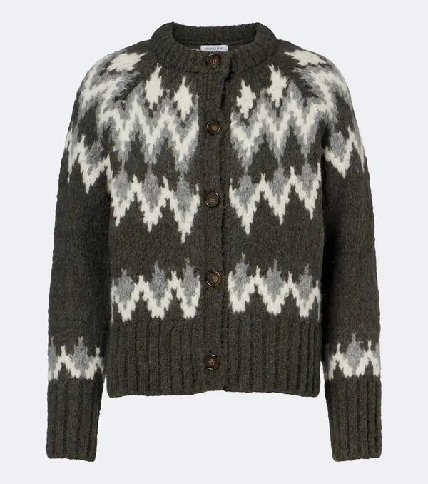 Veronica Beard Christina Fair Isle Cardigan