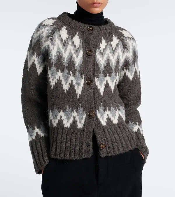 Veronica Beard Christina Fair Isle Cardigan