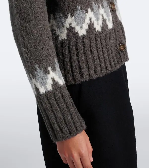 Veronica Beard Christina Fair Isle Cardigan